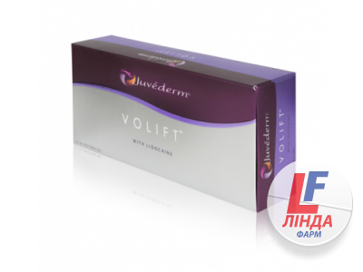 Juvederm Volift (Юведерм Воліфт) з лідокаїном 1мл №2 инструкция, цена ...