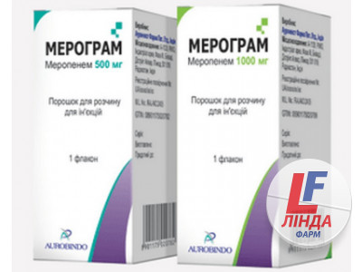 МЕРОГРАМ ПОР.Р-Р Д/ИН.1000МГ#1 инструкция, цена, описание | Купить в ...